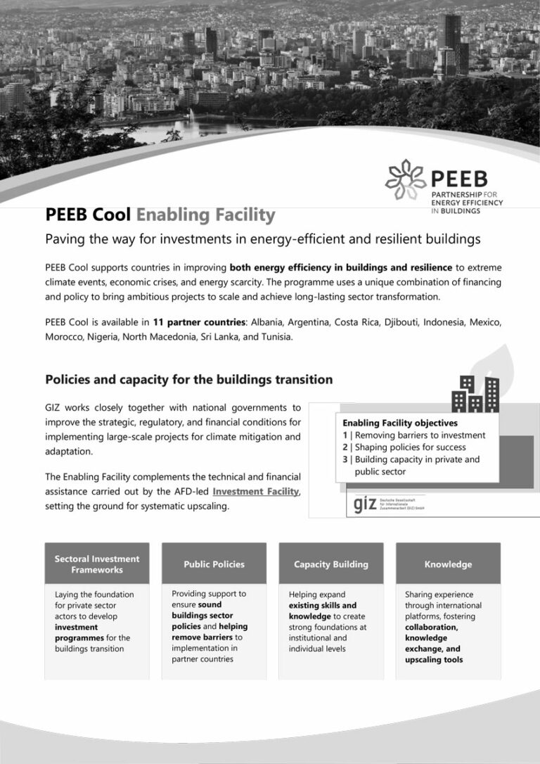 PEEB Cool - PEEB – Transforming the building sector