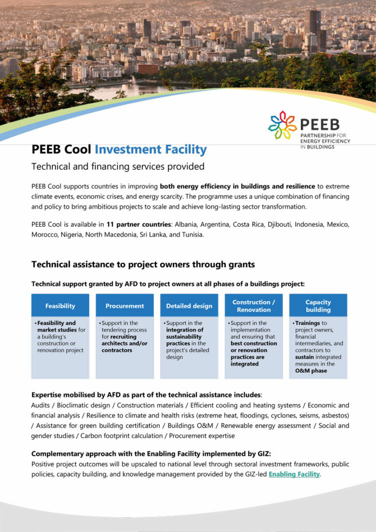 PEEB Cool - PEEB – Transforming the building sector